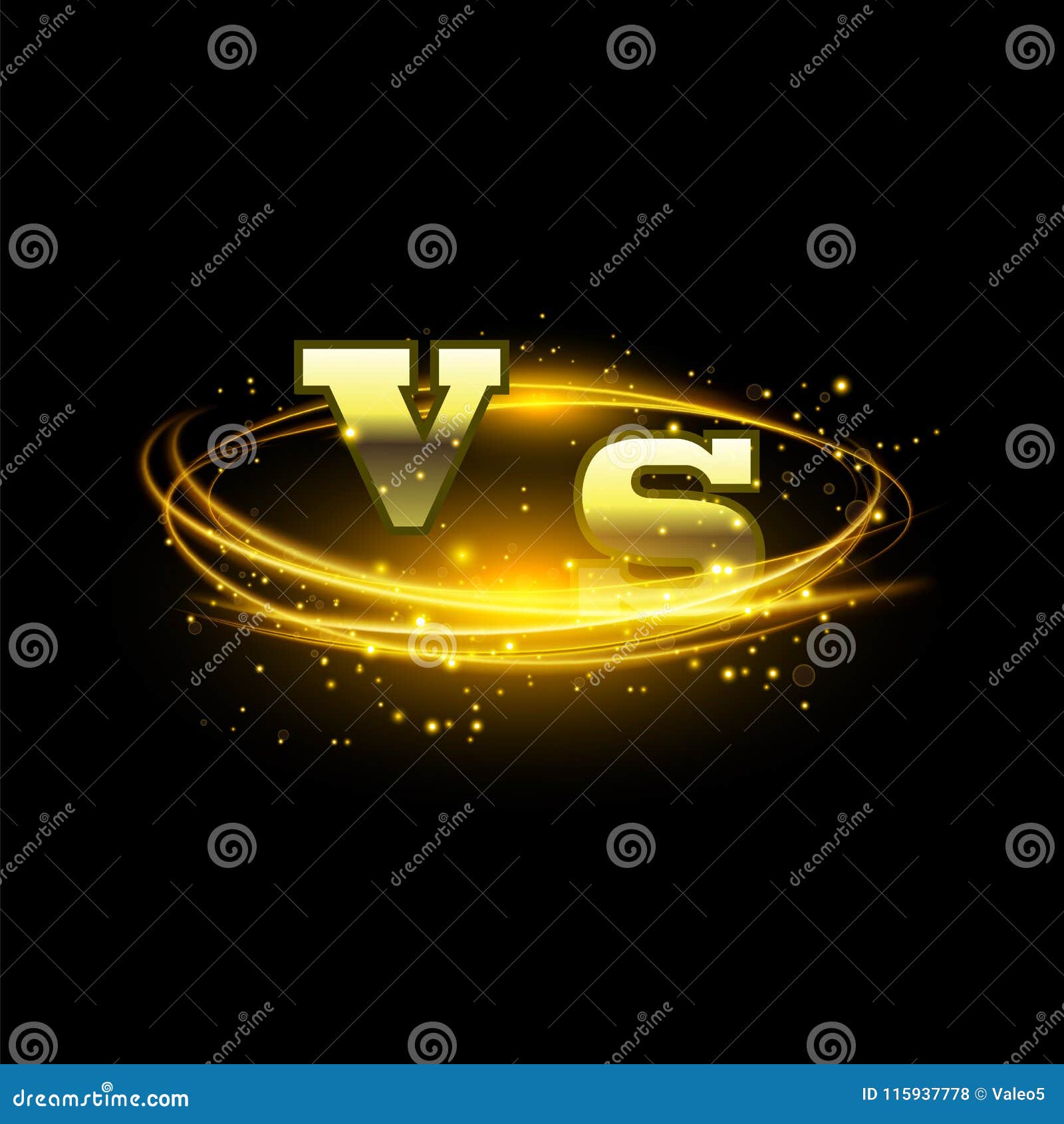 Concept Of Confrontation, Together, Standoff, Final Fighting. Versus VS ...