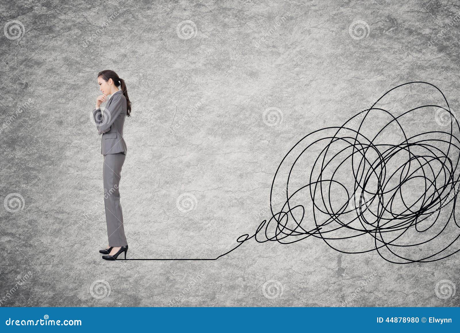 Concept confus photo stock. Image of désordre, communiquez - 44878980