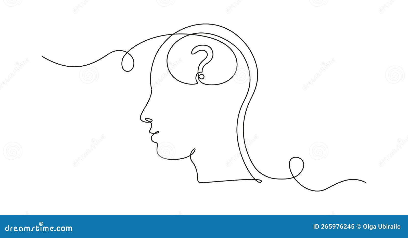 Linear Confused Human Icon From Feelings Outline Collection. Thin Line ...