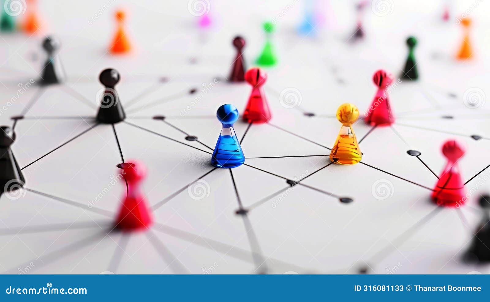 The Concept of Connection, Network, and Relation Represented by a Human ...