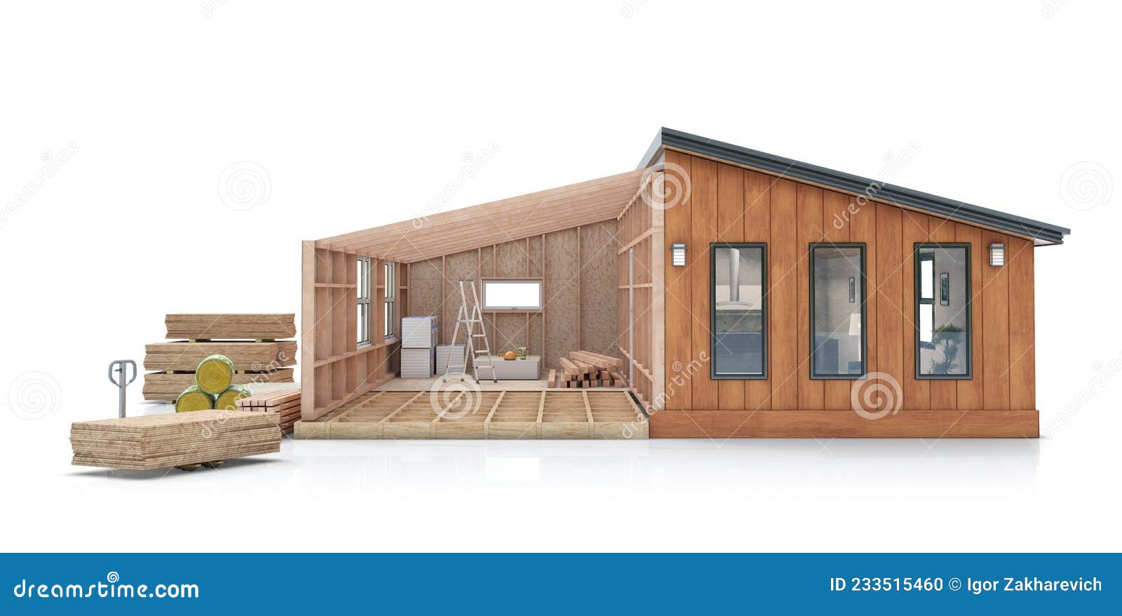 Concept Of Modular Smartphone. Background Illustation. Cartoon Vector ...