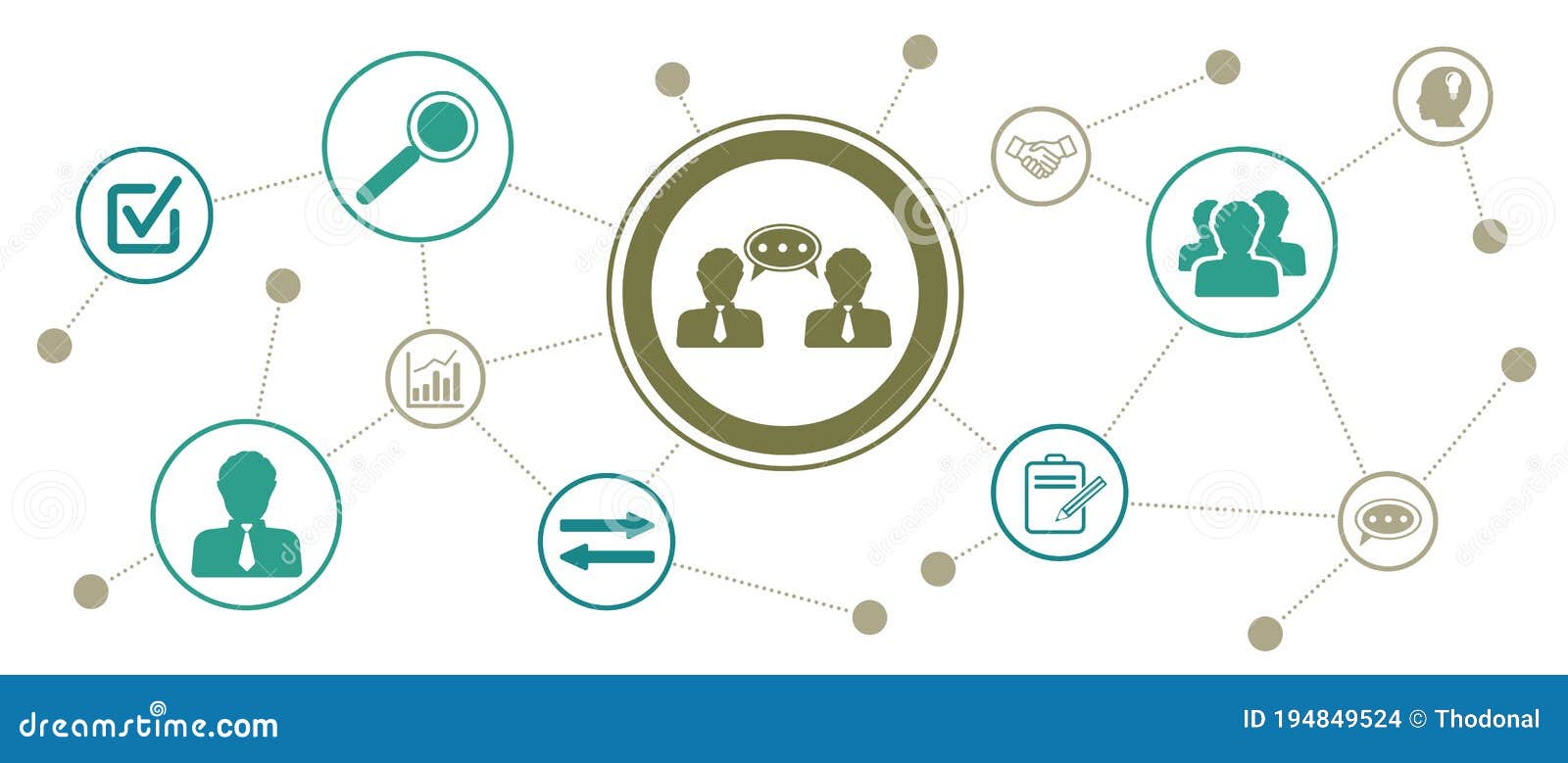Concept of consulting stock illustration. Illustration of analysis ...