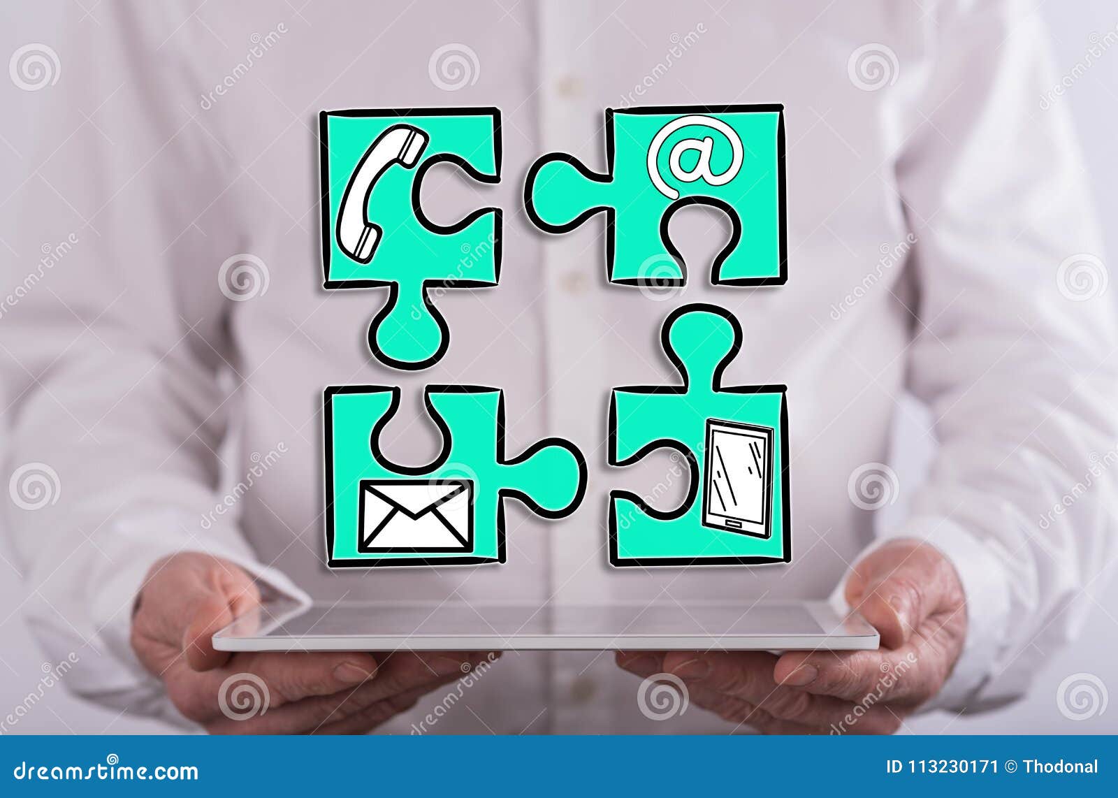 Concept of contact stock image. Image of communication - 113230171