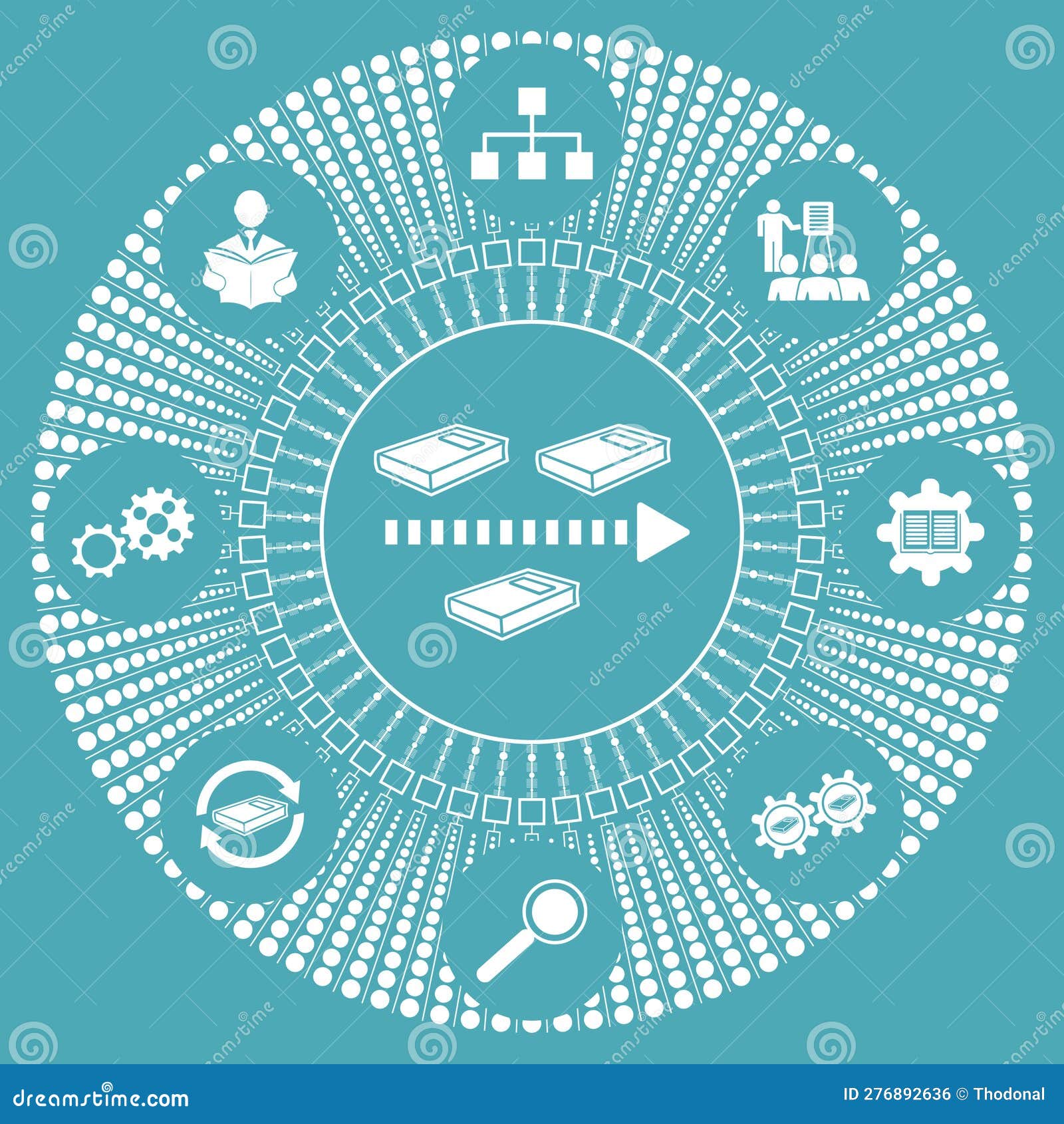 Concept of Continuing Education Stock Illustration - Illustration of ...