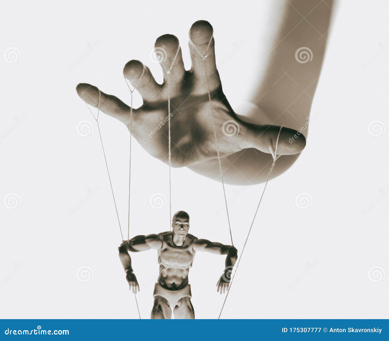 Concept of control. stock image. Image of management - 175307777