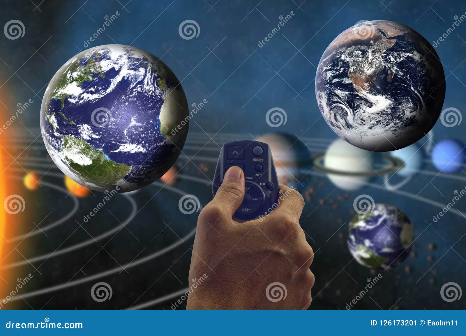 You can control universe stock image. Image of safety - 126173201