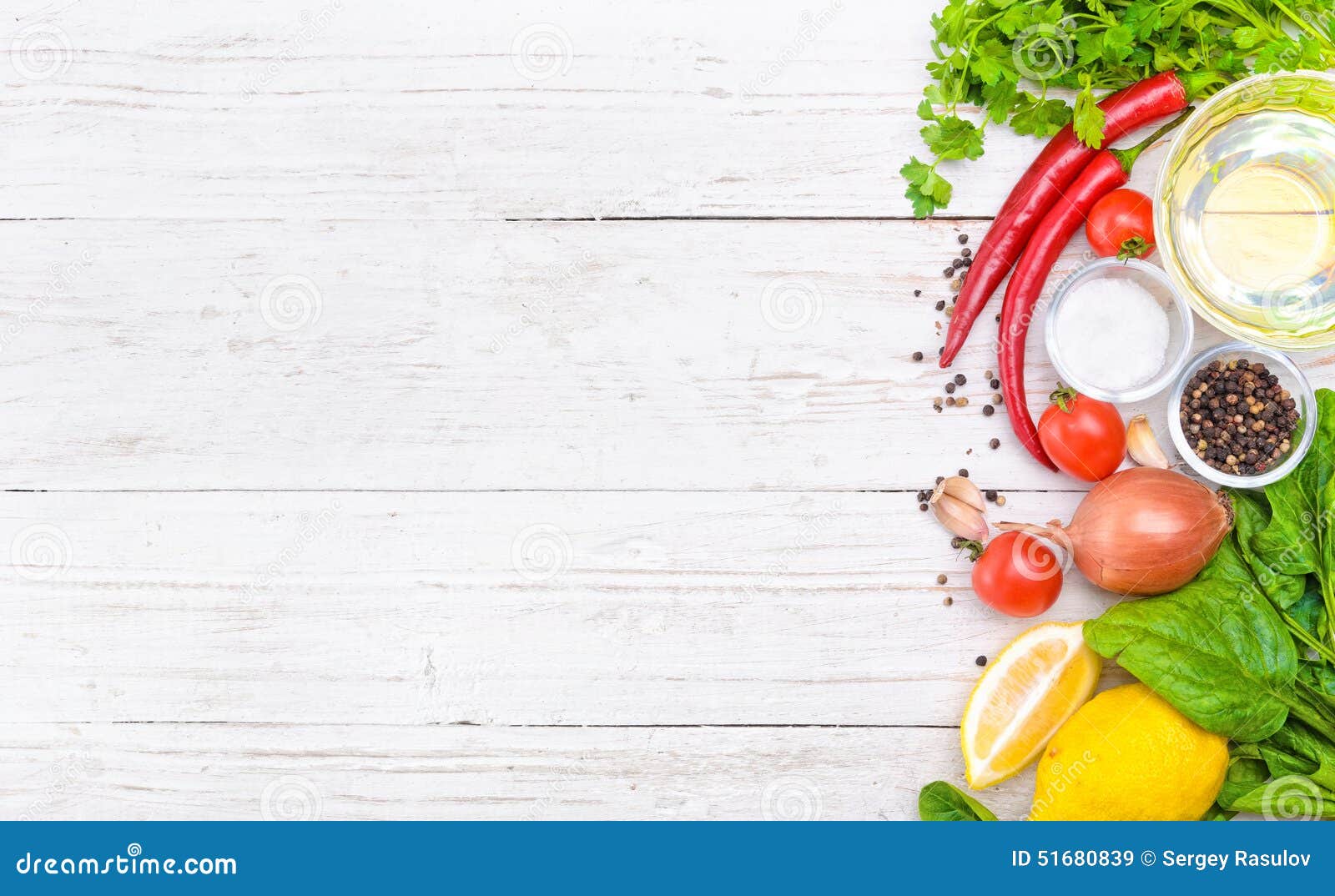 Concept of cooking. stock image. Image of garlic, fresh - 51680839