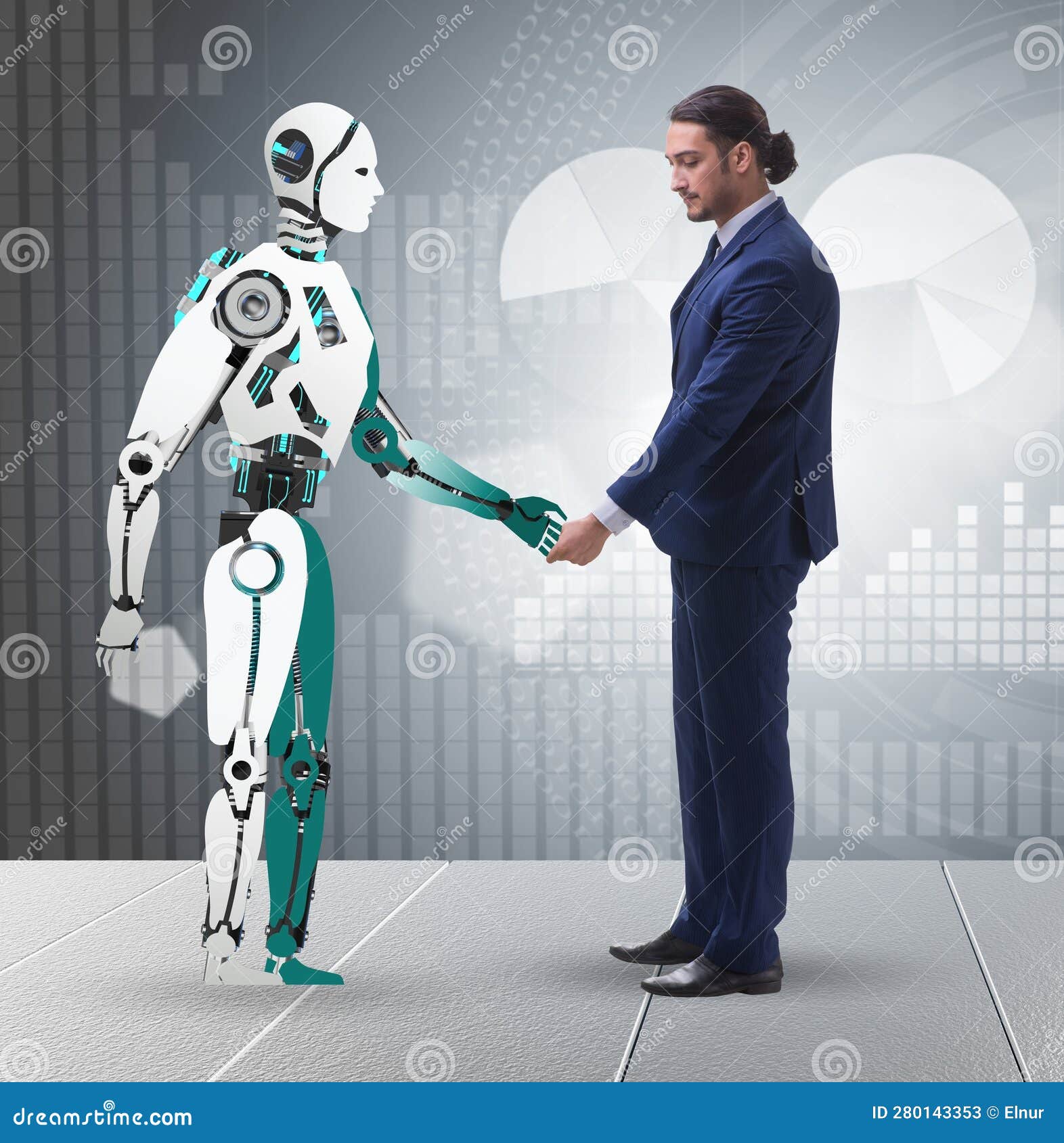 Handshaking Between Humans And Robots In An Era Where AI Technology ...