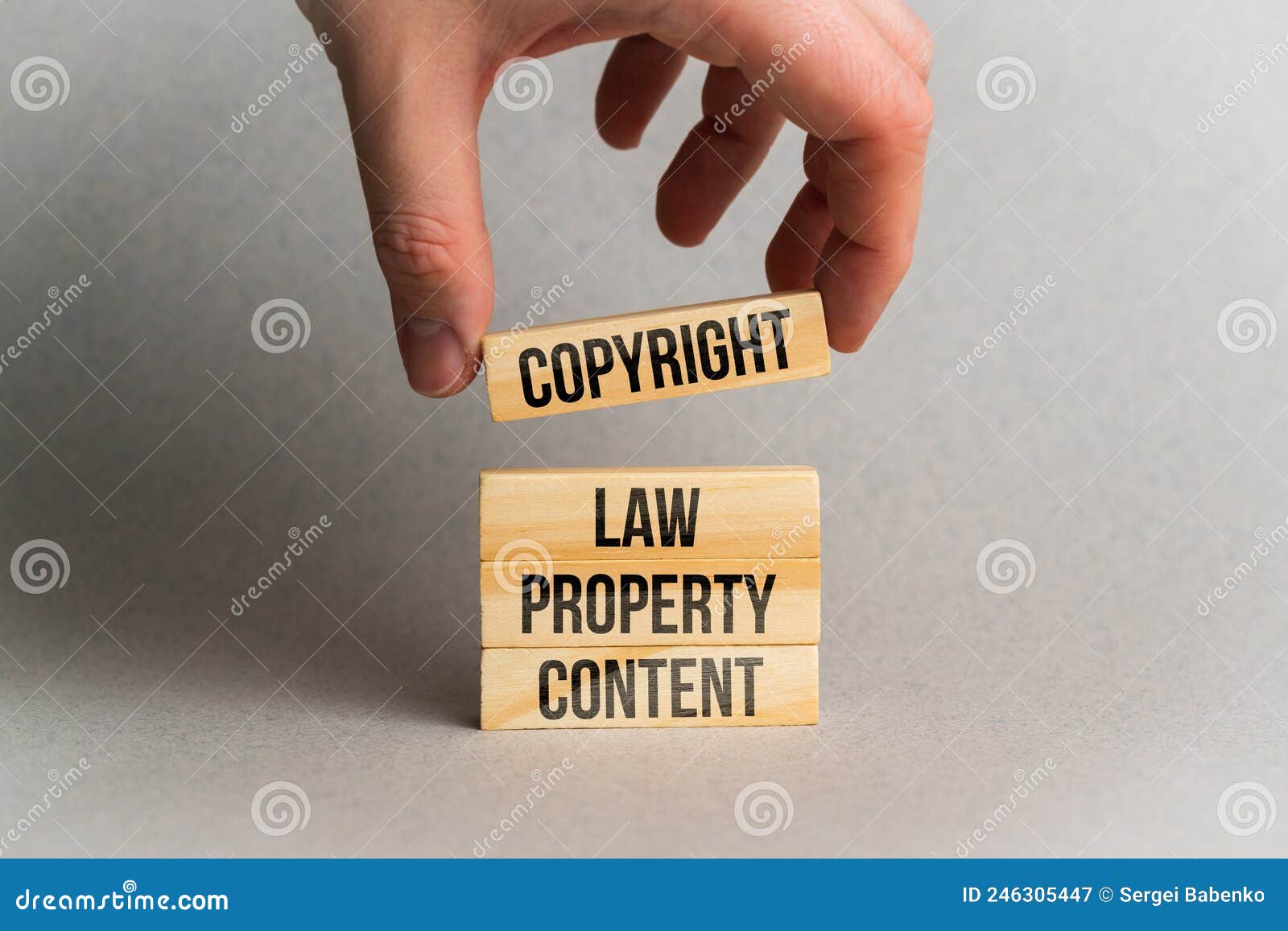 Concept For Copyright, Patent Or Intellectual Property And Idea ...