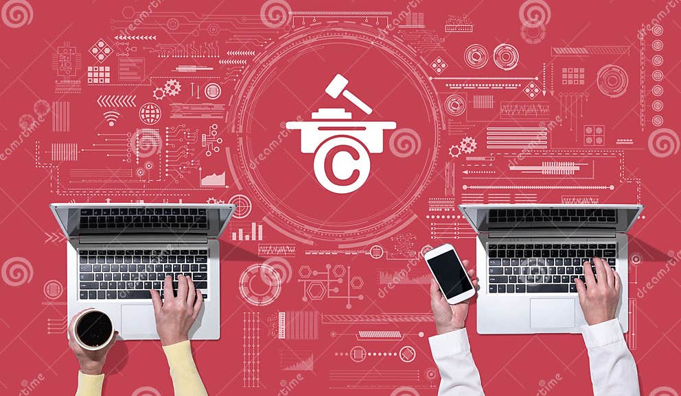 Concept of copyright stock image. Image of hand, exclusive - 332520305