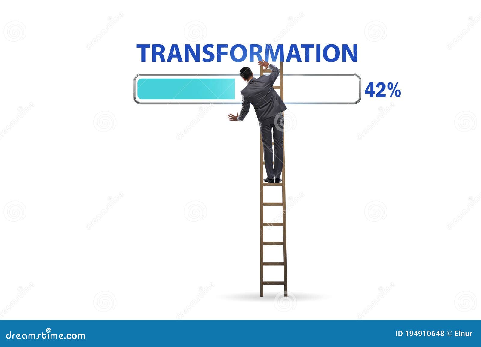 Concept of Corporate Business Transformation Stock Photo - Image of ...