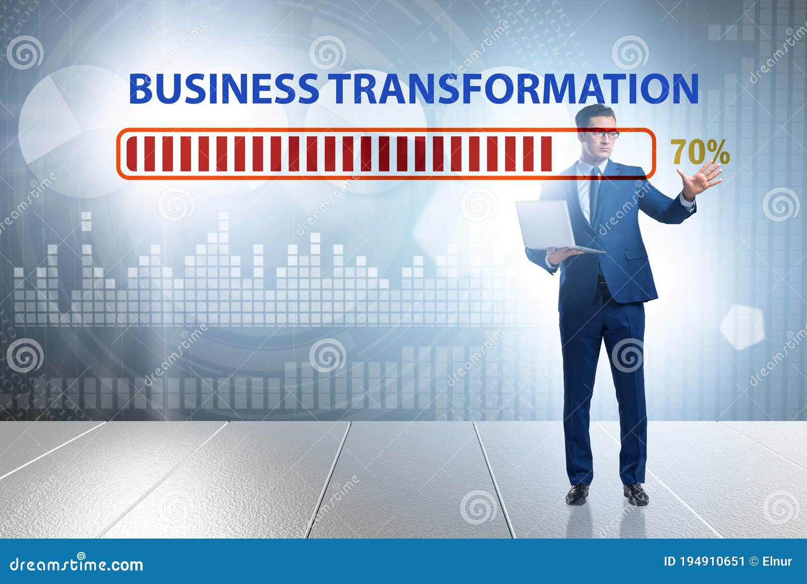 Concept of Corporate Business Transformation Stock Image - Image of ...