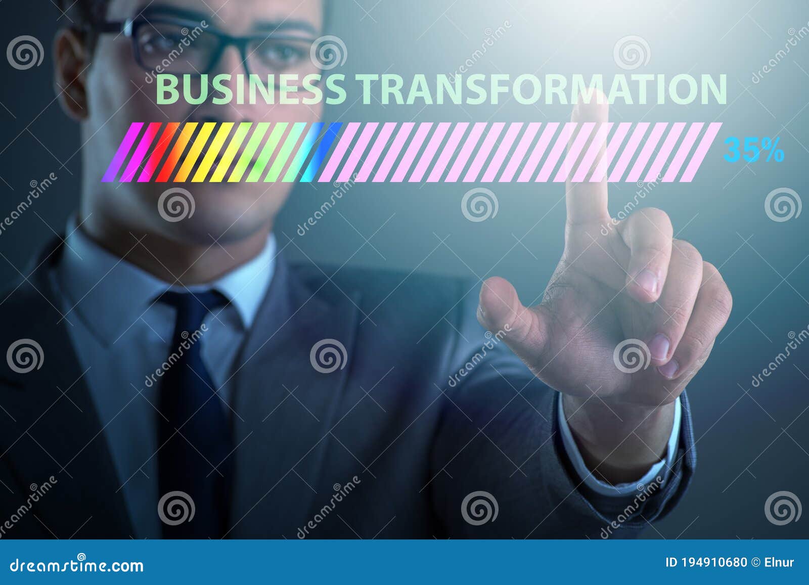 Concept of Corporate Business Transformation Stock Photo - Image of ...