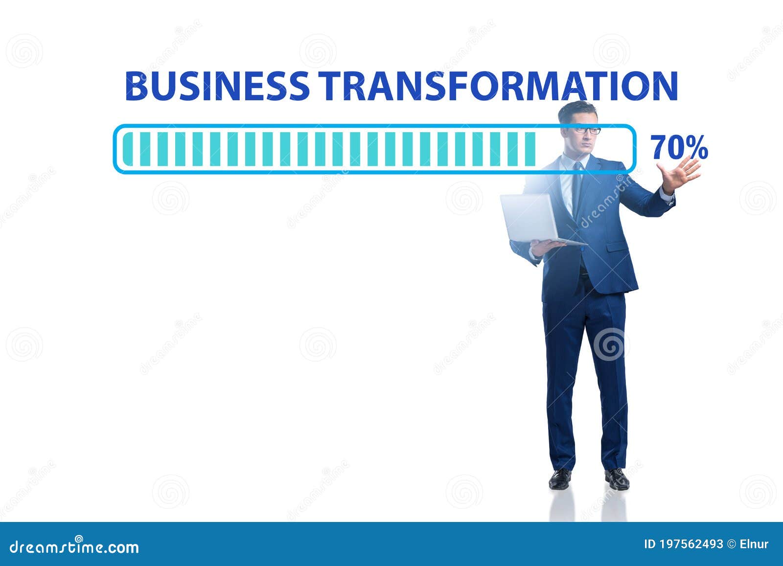 Concept of Corporate Business Transformation Stock Image - Image of ...