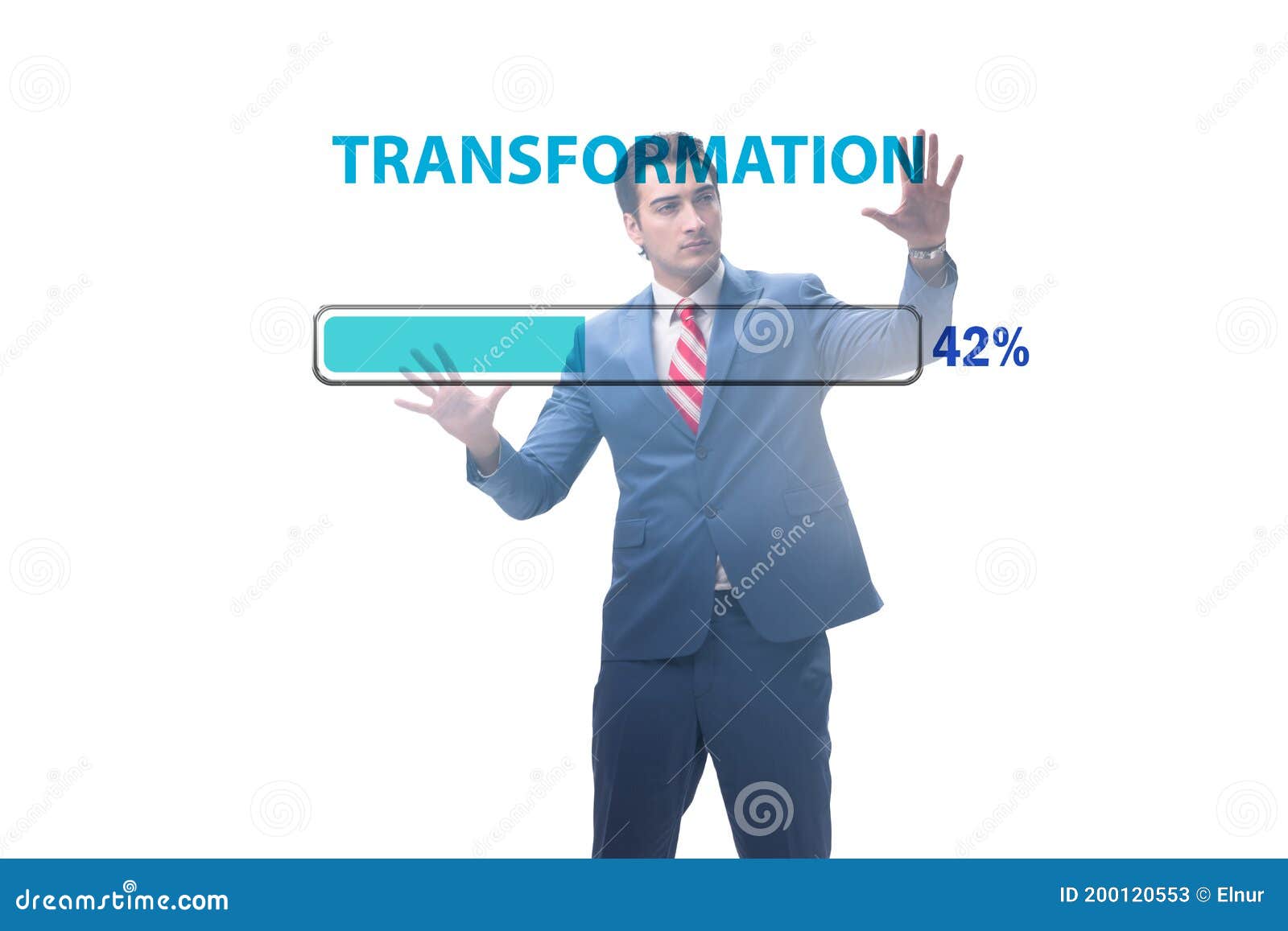 Concept of Corporate Business Transformation Stock Image - Image of ...