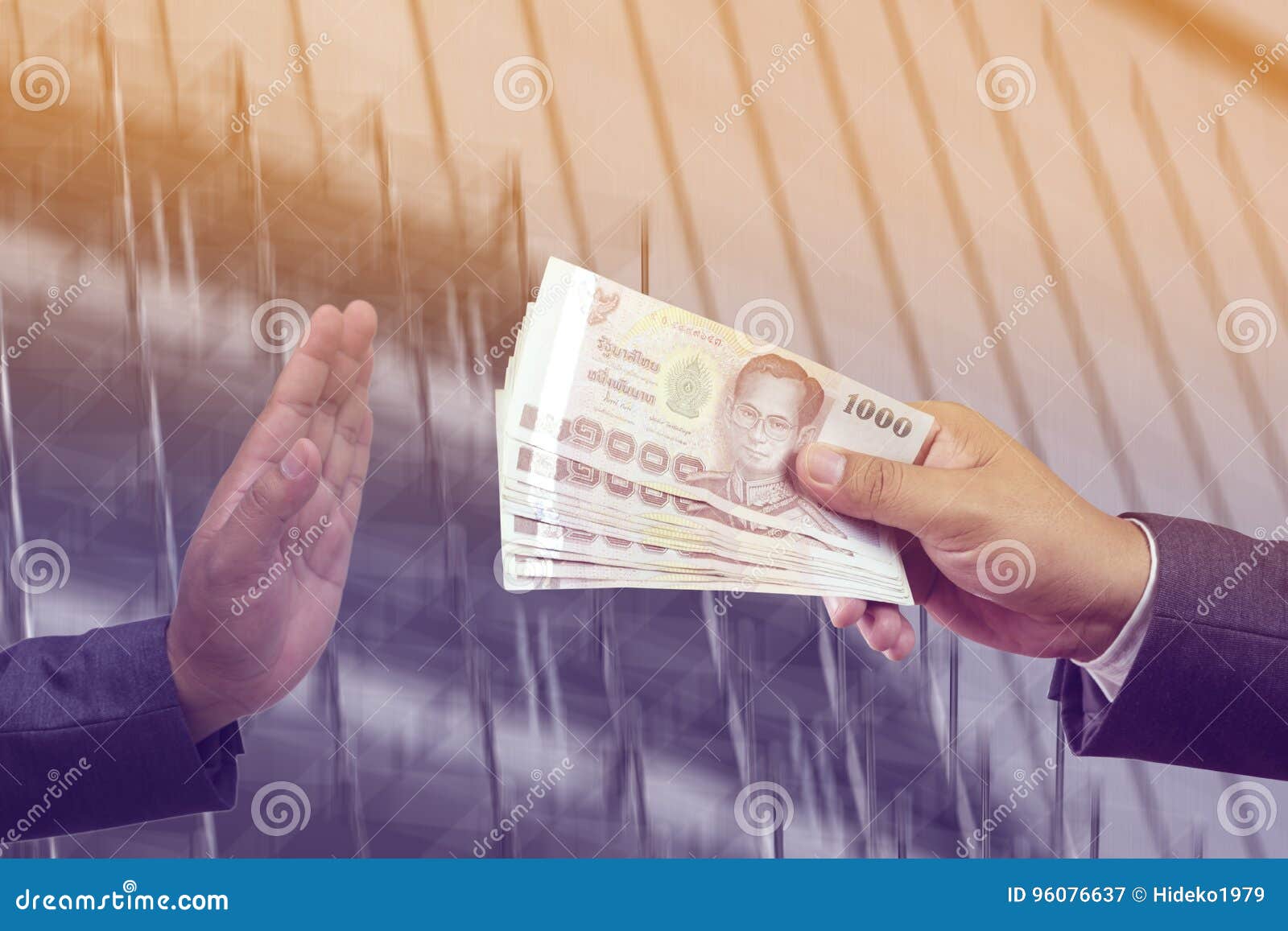 Concept of Corruption and Bribery. Stock Image - Image of hand, suit ...