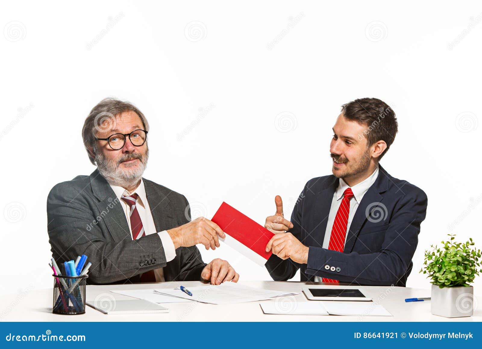 Concept - Corruption. Businessman in a Suit Taking a Bribe Stock Image ...