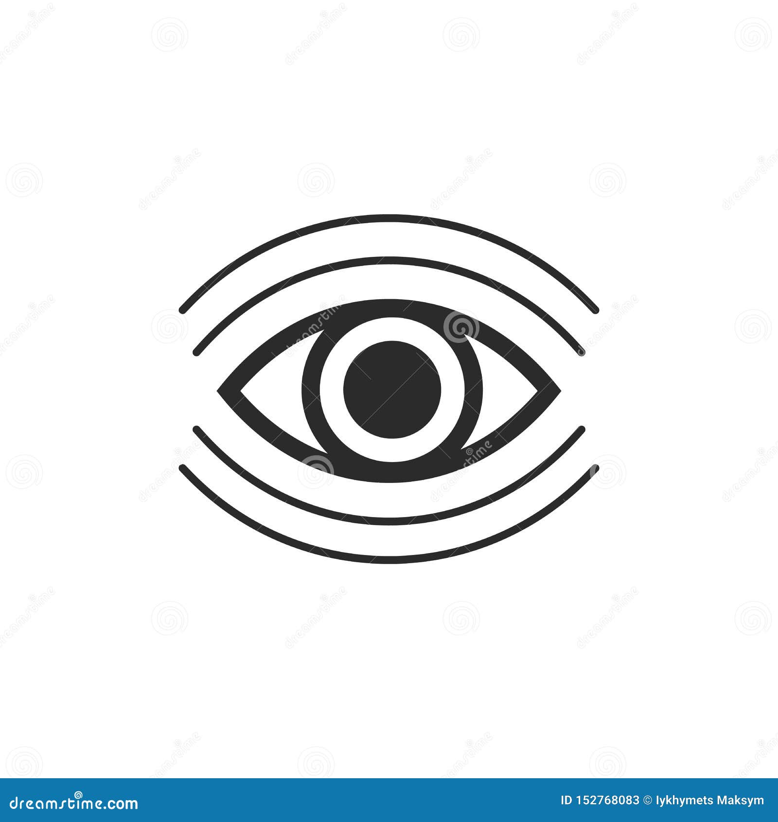 Concept Cr?atif Logo Design Template D'oeil Illustration de Vecteur ...