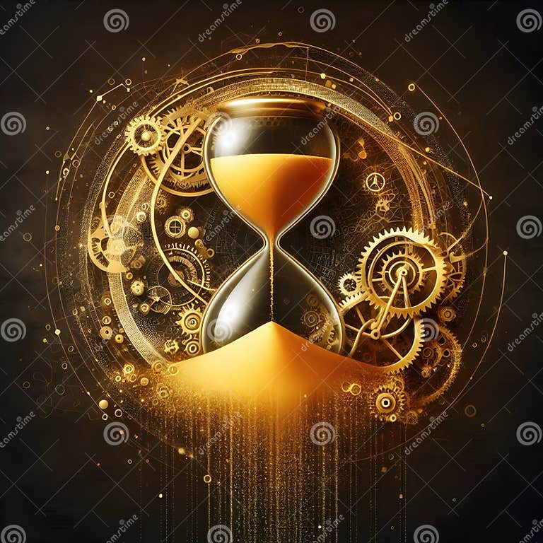 A Concept Creation of Running Out of Time Stock Photo - Image of ...