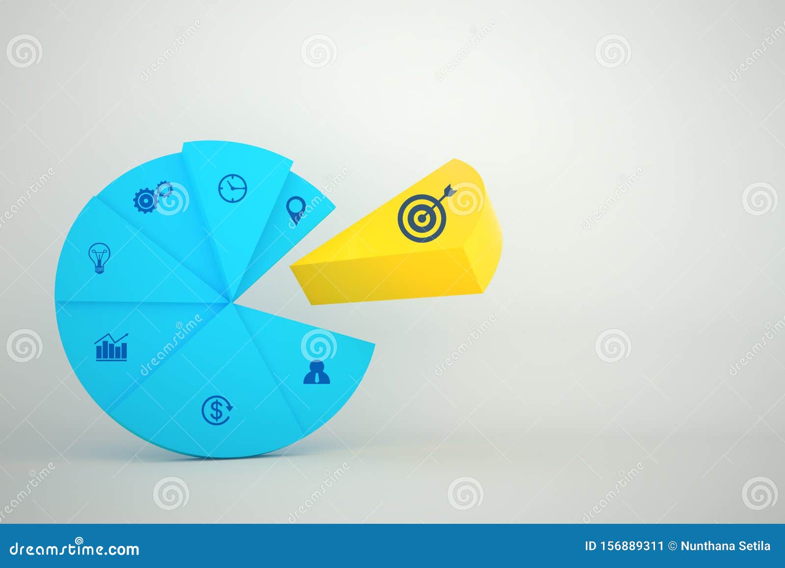 Concept Creative Idea Graph Color with Icon Business Strategy and ...