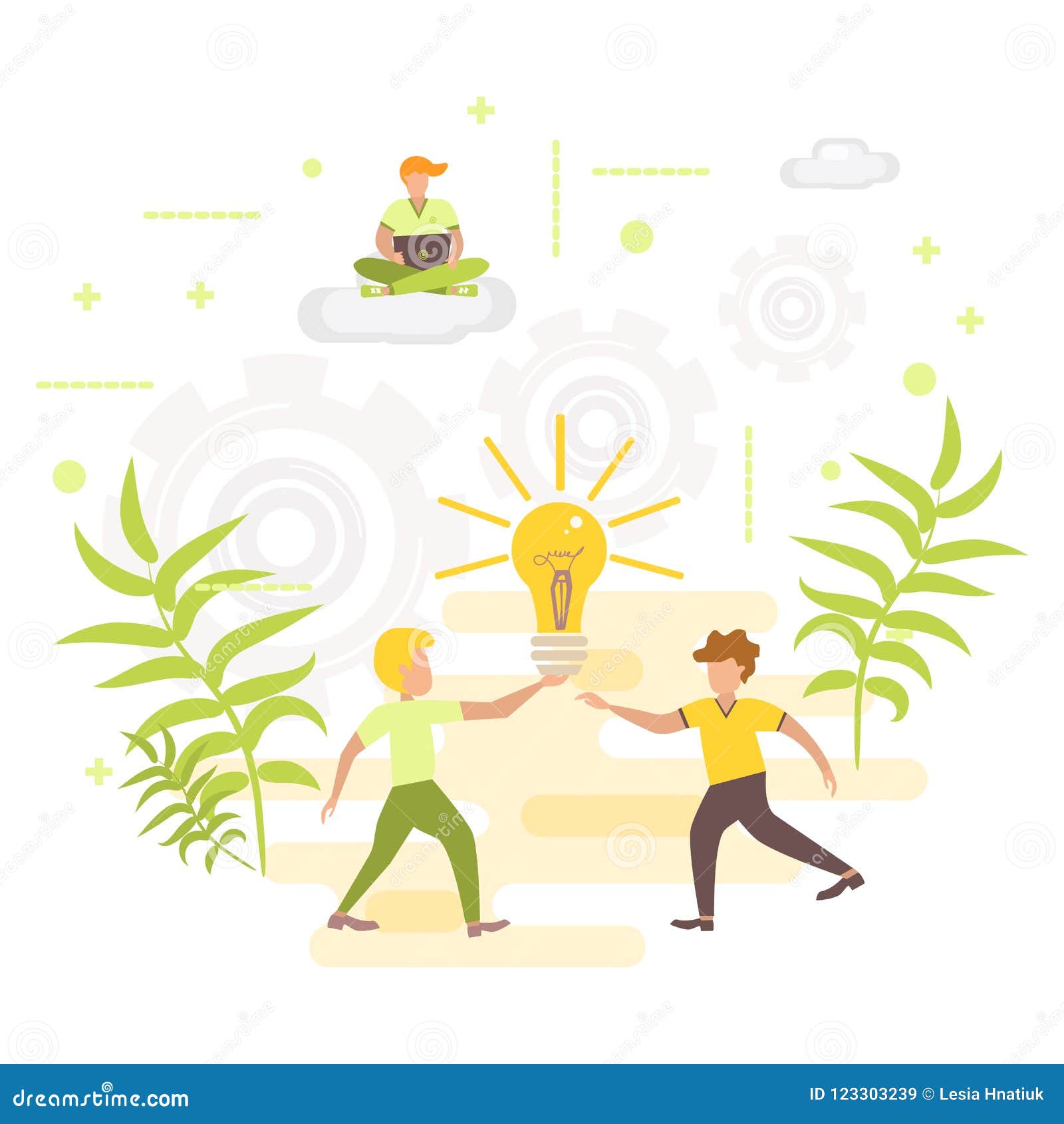 Concept Creative Idea and Innovation with People Will Exchange ...