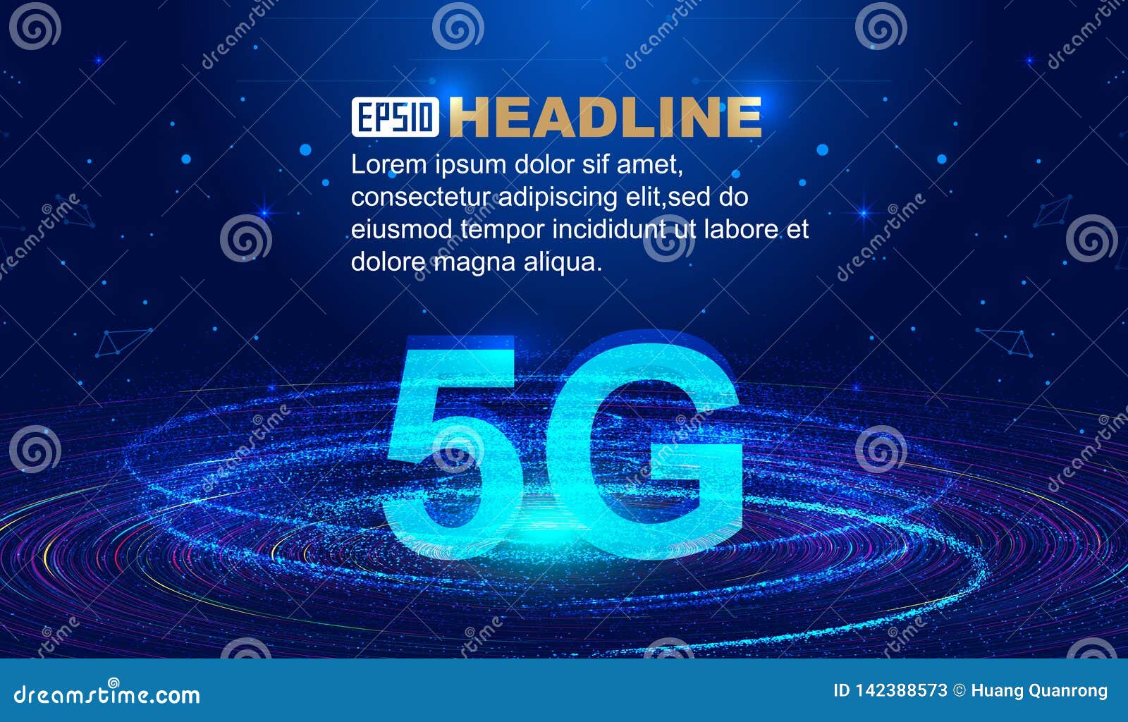 The Rapid Development Of 5G Covers The Concept Map Of The Earth. 3D ...