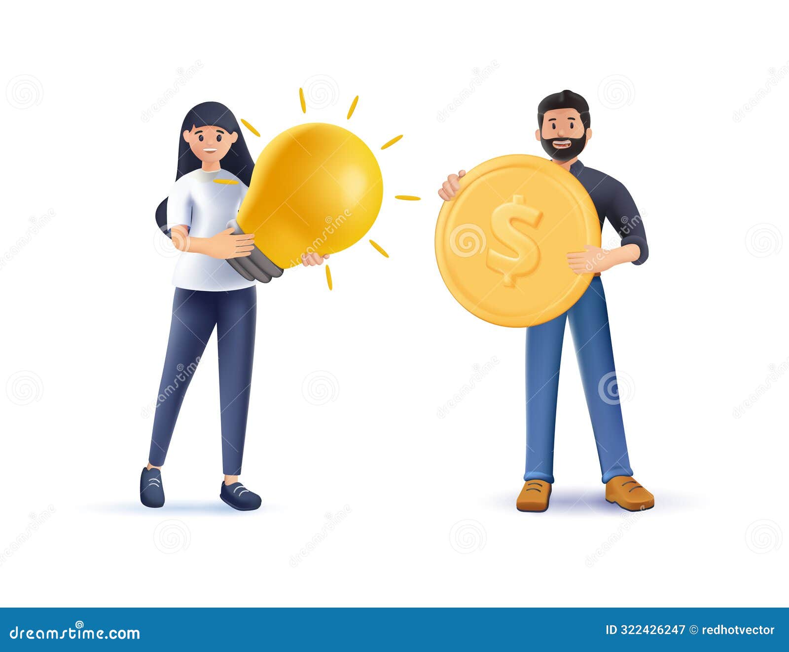 Concept of Creative Work, Finding Brilliant Ideas and Sell Them ...