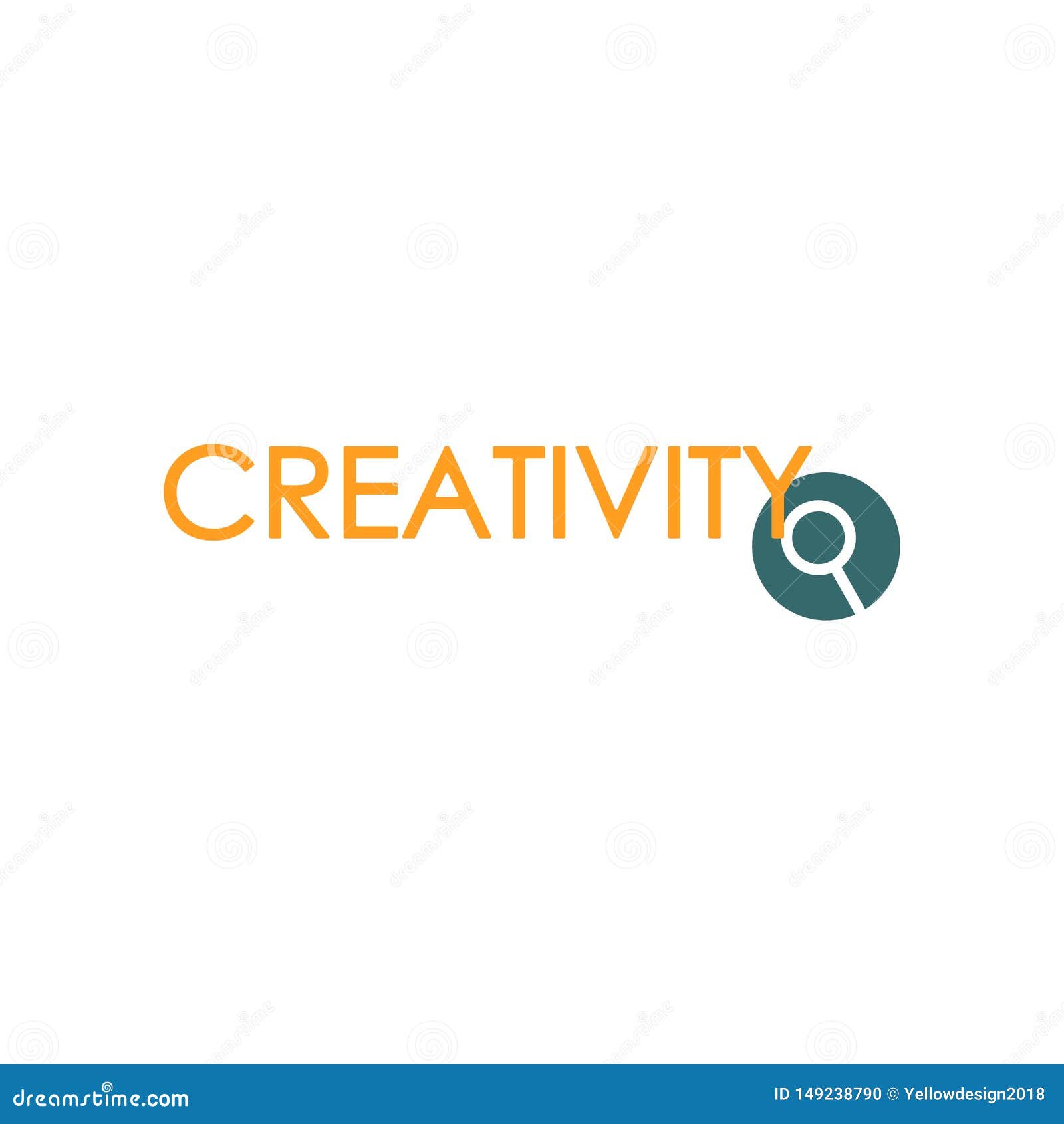 Concept Creativity Logotype. Logo Type for Design Studio Stock ...