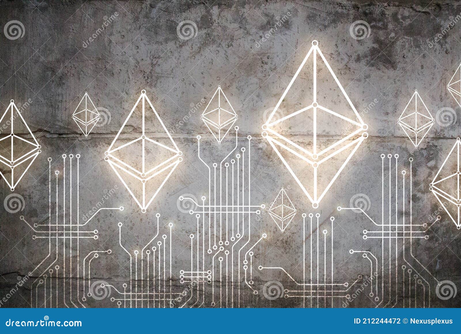 The Concept of Crypto Currency Coding Editorial Photography ...