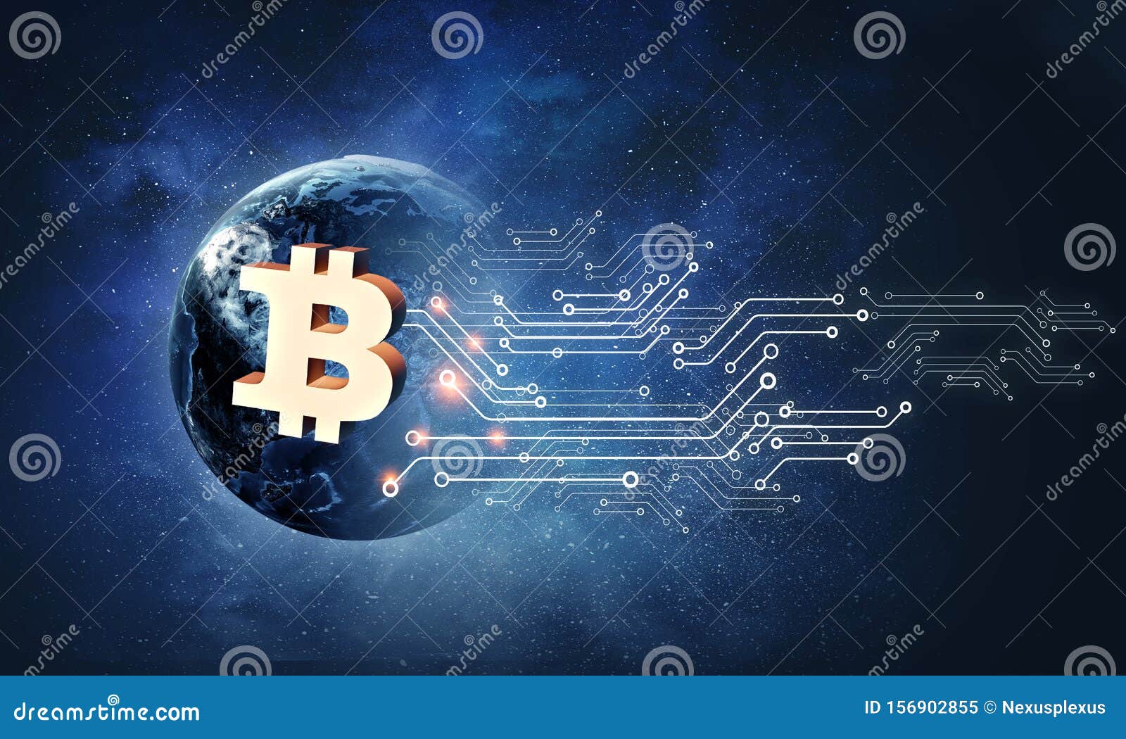 The Concept of Crypto Currency Coding Stock Illustration - Illustration ...