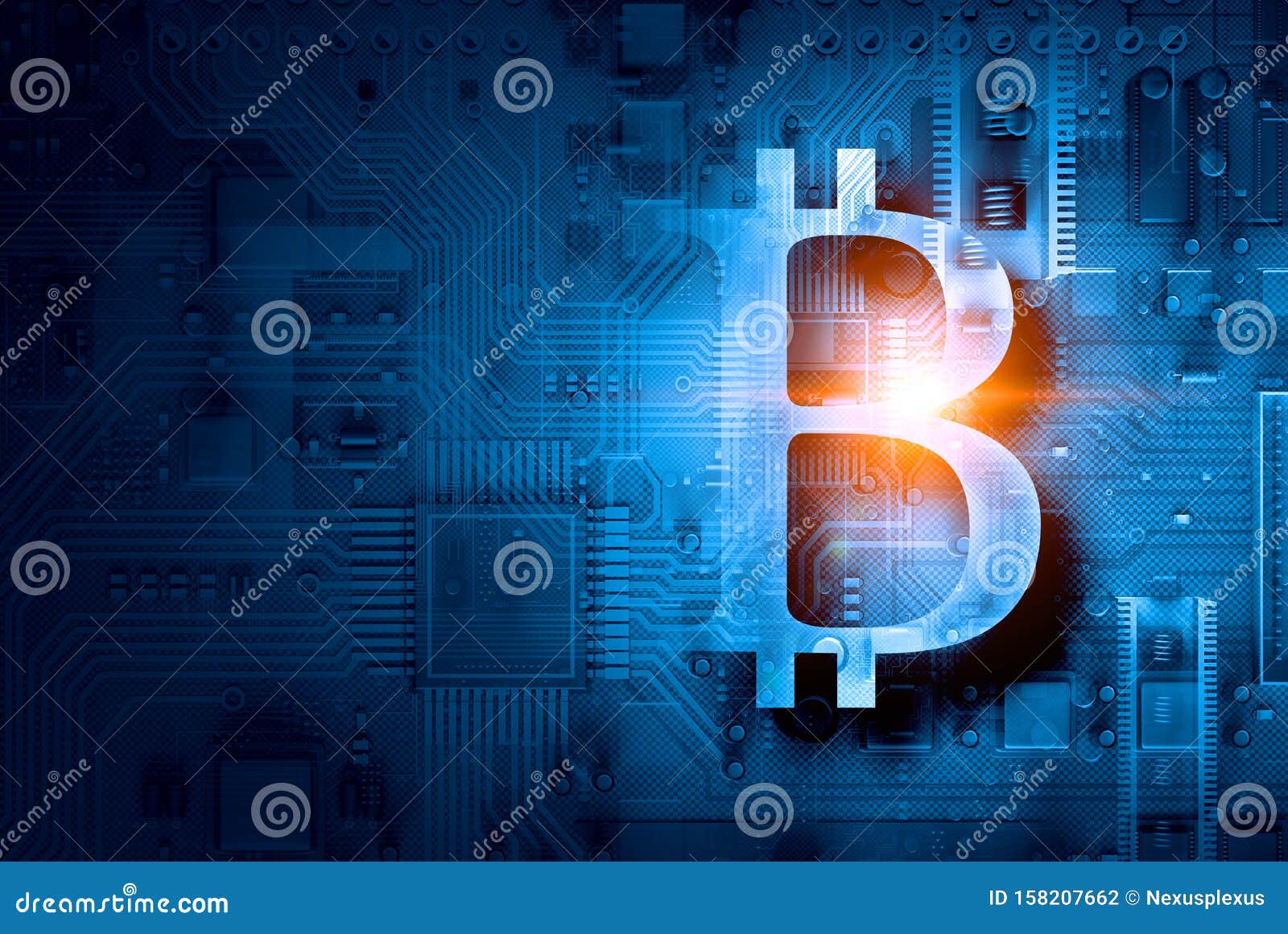 The Concept of Crypto Currency Coding Stock Photo - Image of cash ...