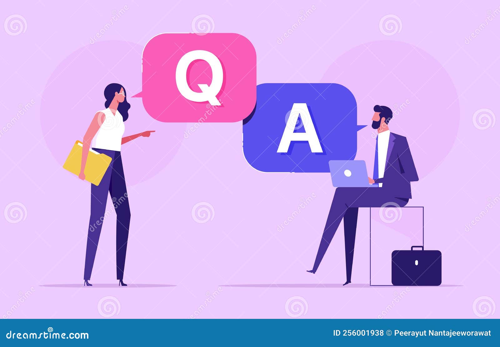 Concept of Customer Guide Vector Illustration Stock Vector ...