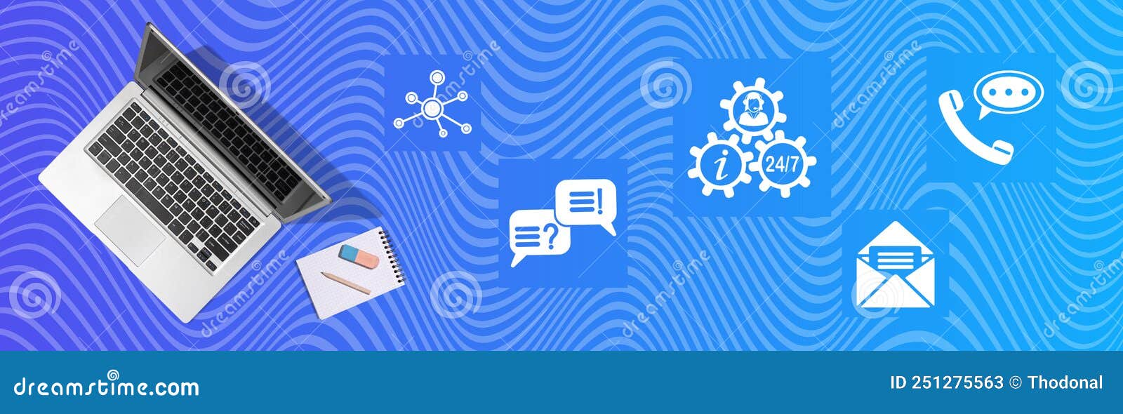 Concept of Customer Service Stock Image - Image of client, technology ...