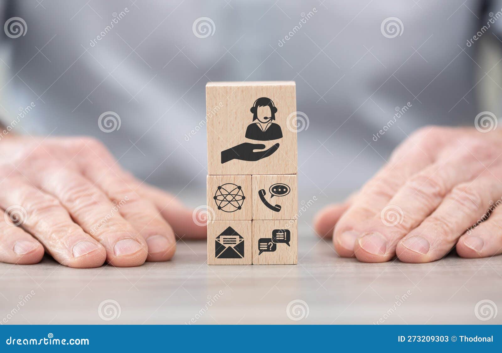Concept of Customer Service Stock Image - Image of center, assistance ...
