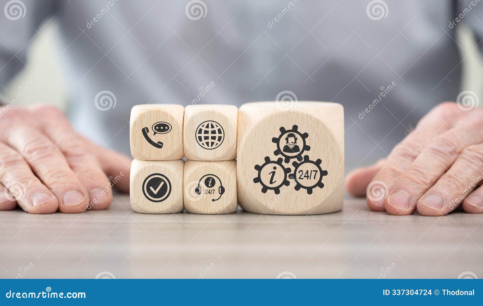 Concept of Customer Service Stock Photo - Image of helpline, center ...