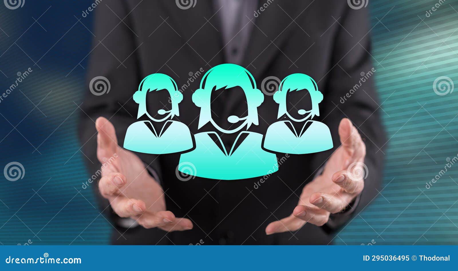 Concept of Customer Support Stock Image - Image of helpdesk ...
