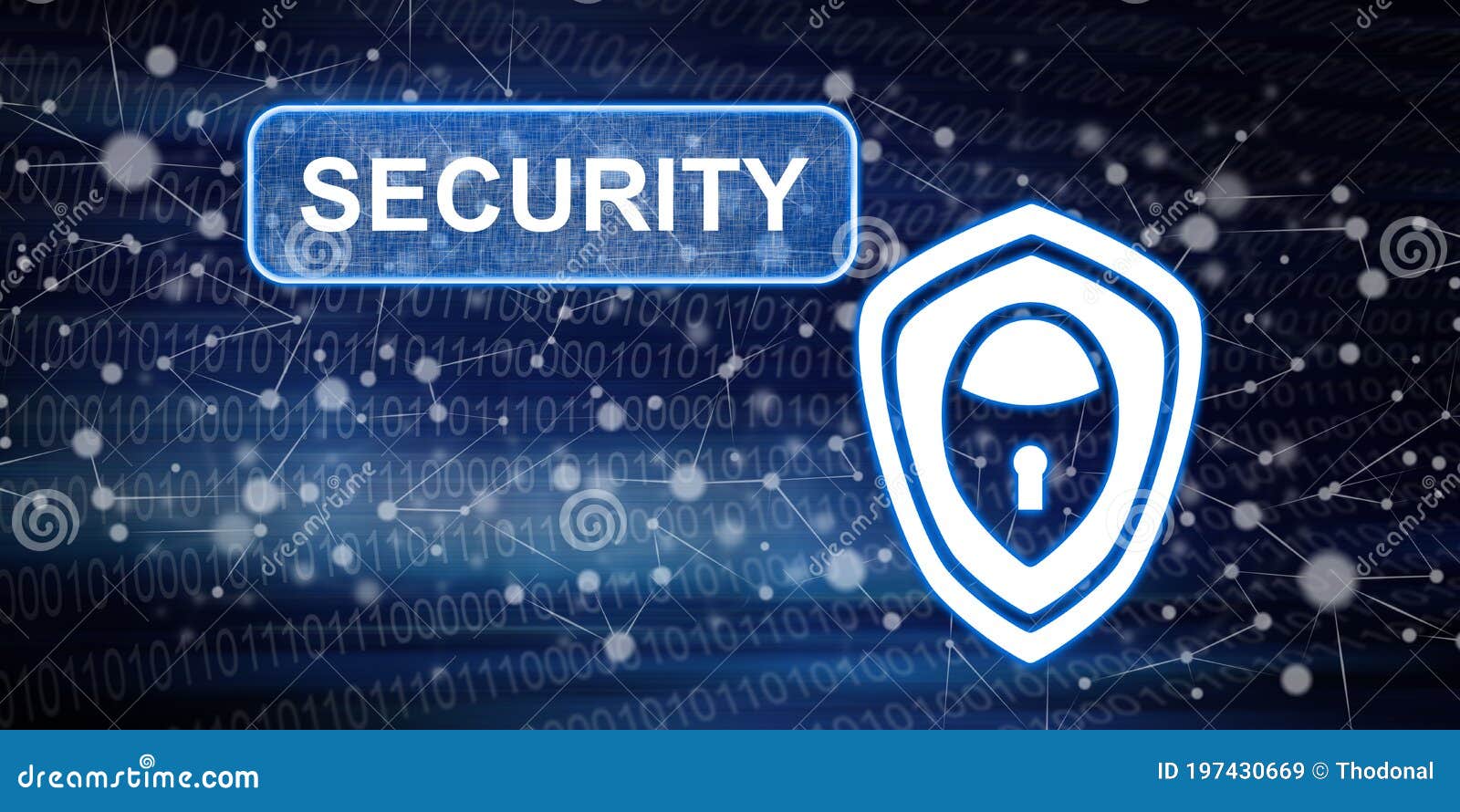 Concept of cyber security stock illustration. Illustration of abstract ...