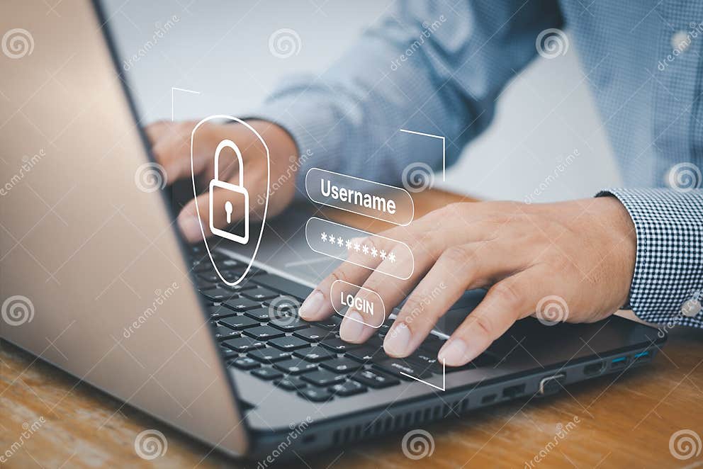 Concept of Cyber Security, Information Security and Encryption, User, Login, Data Protection ...