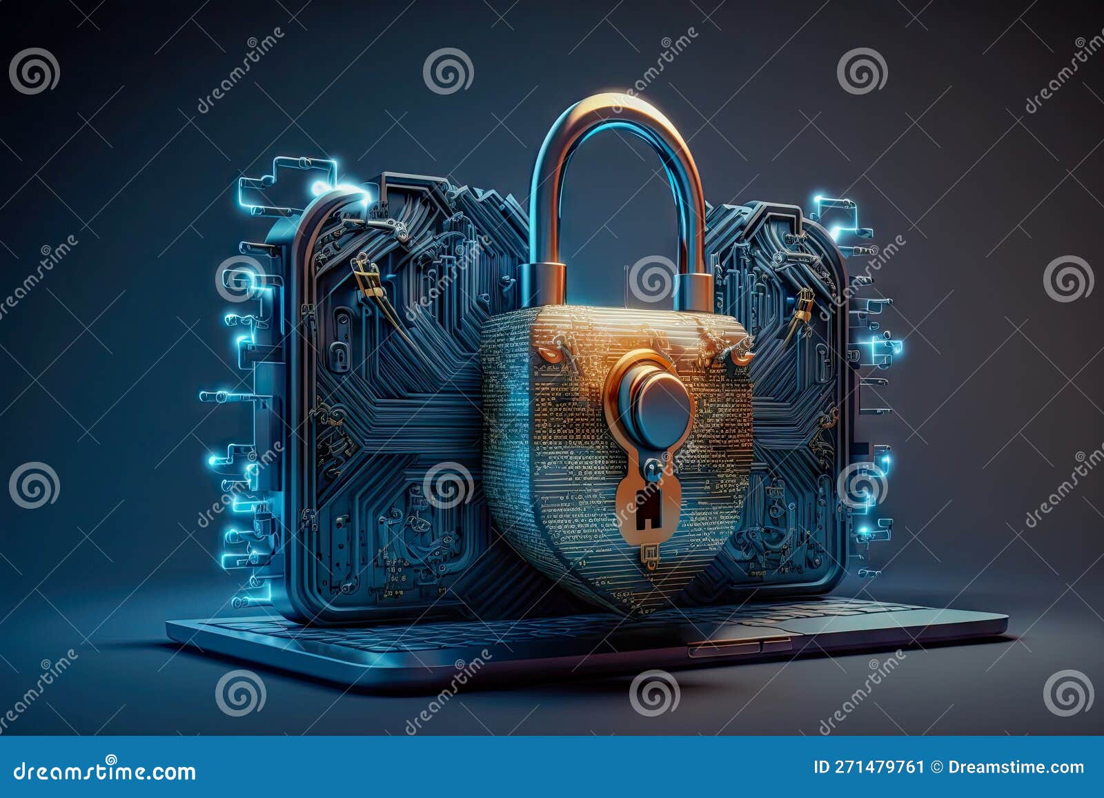 Concept of Cyber Security, Locked Padlock on the Laptop Stock ... Concept of Cyber Security, Locked Padlock on the Laptop Stock ...