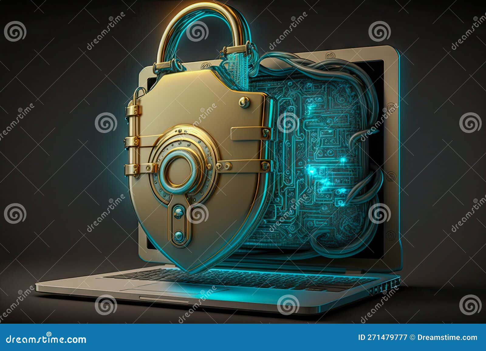 Concept of Cyber Security, Locked Padlock on the Laptop Stock ... Concept of Cyber Security, Locked Padlock on the Laptop Stock ...