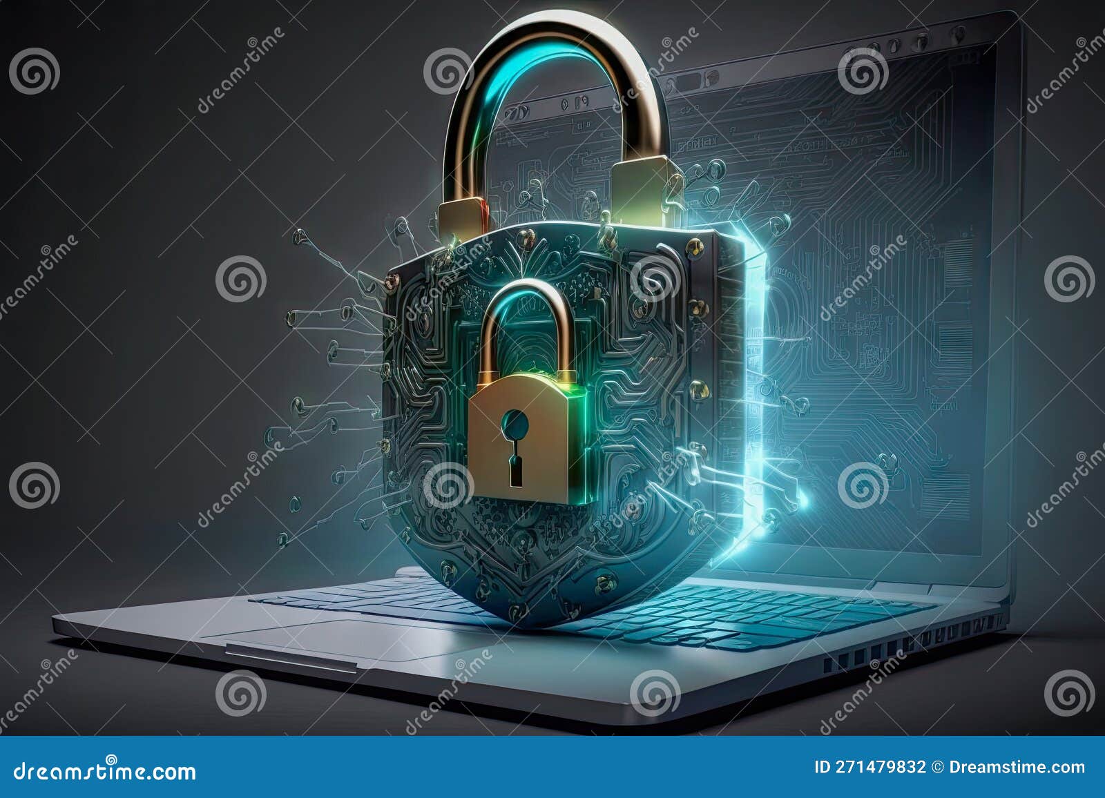 Concept of Cyber Security, Locked Padlock on the Laptop Stock ... Concept of Cyber Security, Locked Padlock on the Laptop Stock ...