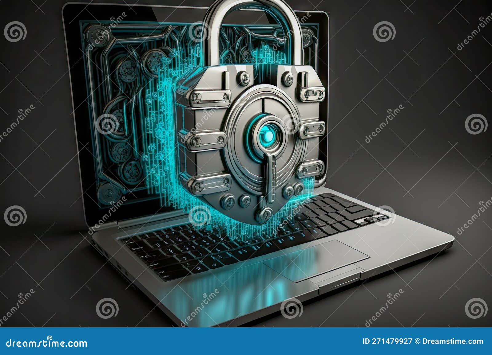 Concept of Cyber Security, Locked Padlock on the Laptop Stock ... Concept of Cyber Security, Locked Padlock on the Laptop Stock ...