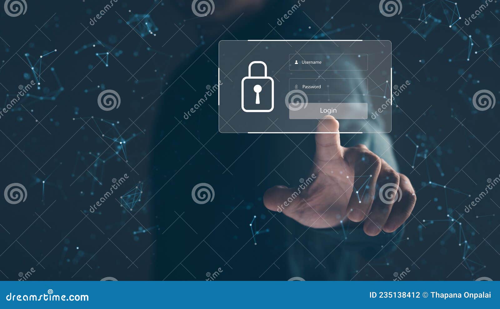 Concept of Cyber Security, User Type Login, and Password Stock Photo - Image of computer, icon ...