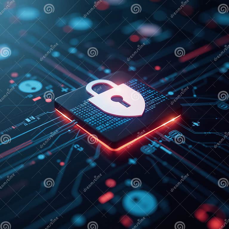 Cybersecurity Backdrop Showcases Protective Digital Shield Firewalls ...