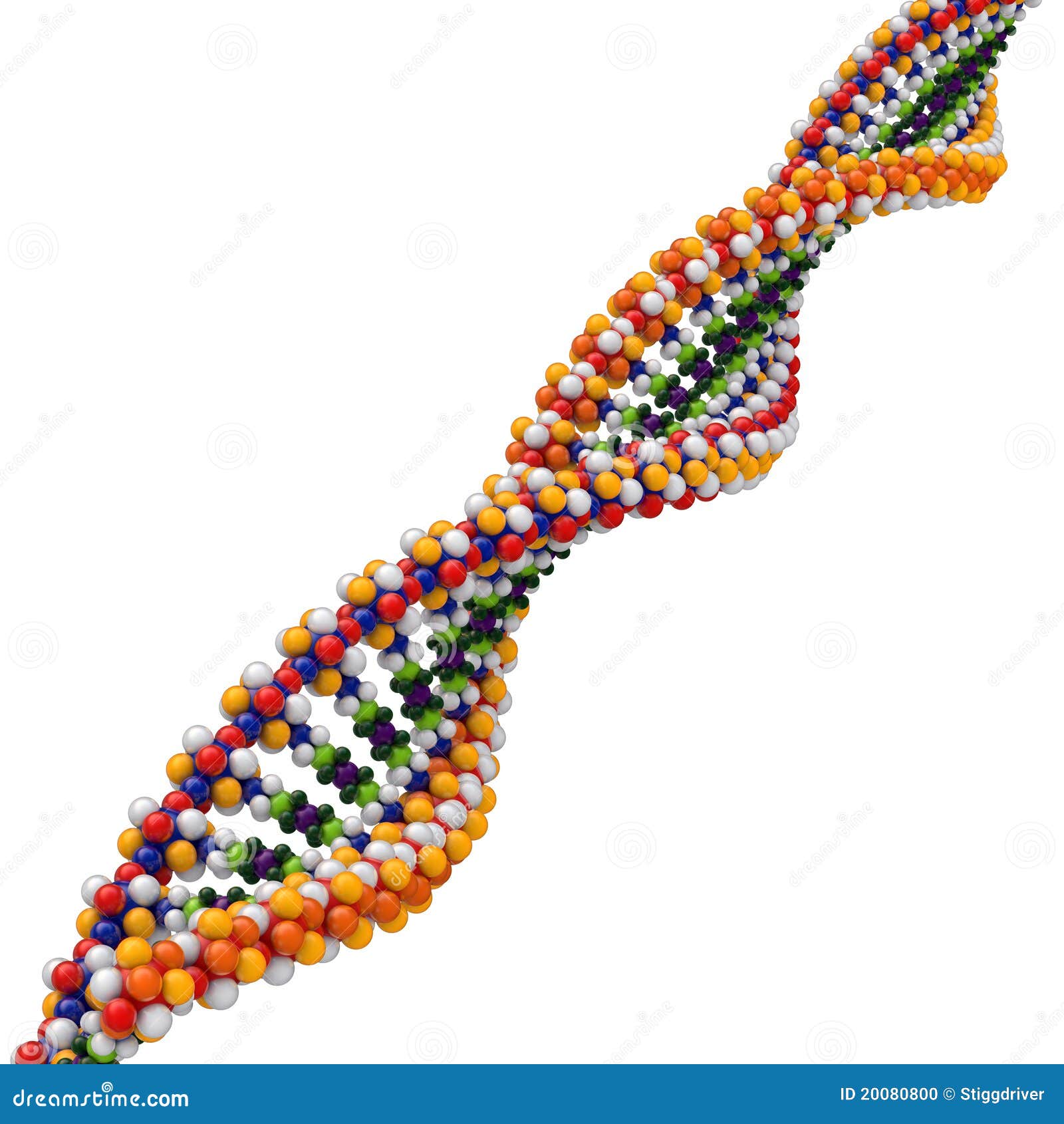 Concept d'ADN 3d illustration stock. Illustration du chimie - 20080800