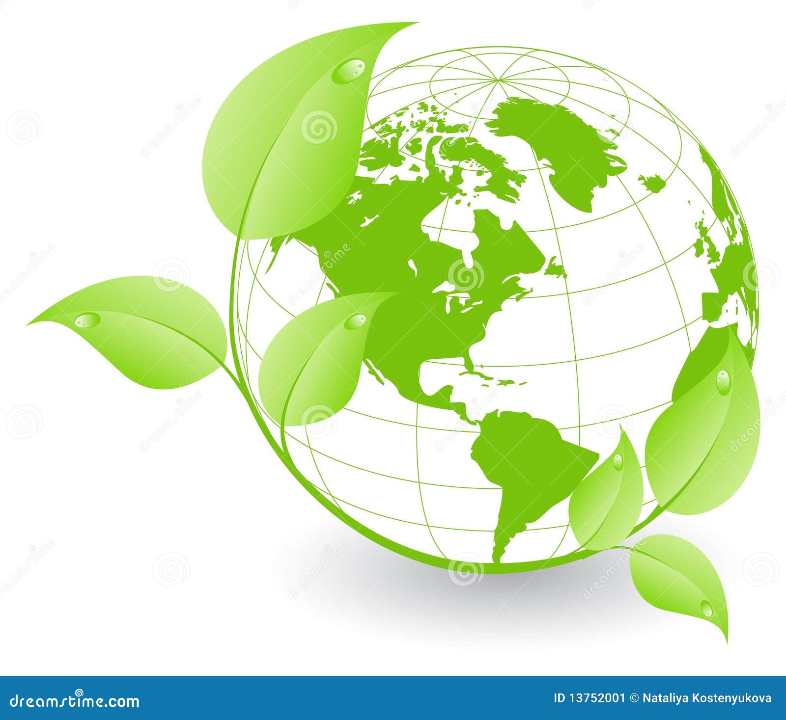 Concept d'environnement illustration de vecteur. Illustration du vert ...