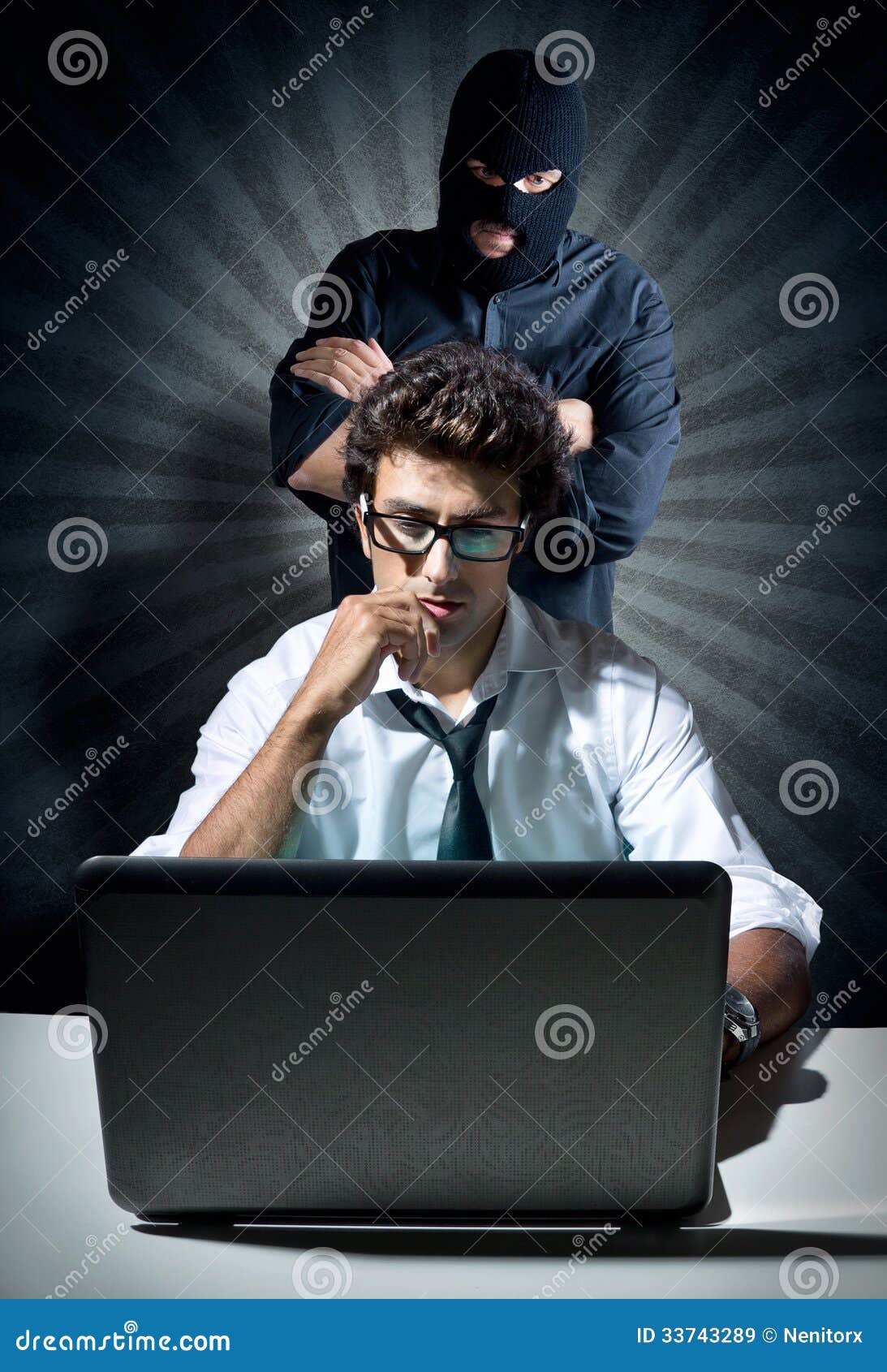 Concept D'espion D'informatique Image stock - Image du internet ...