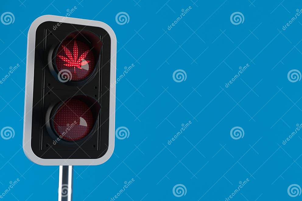 Concept D'interdiction De Marijuana Illustration Stock - Illustration ...