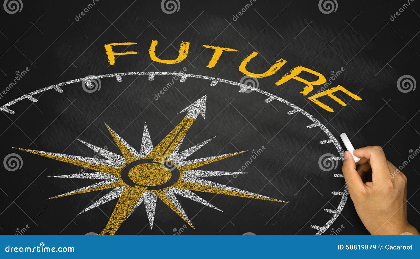 Concept D'orientation Future Illustration Stock - Illustration du ...