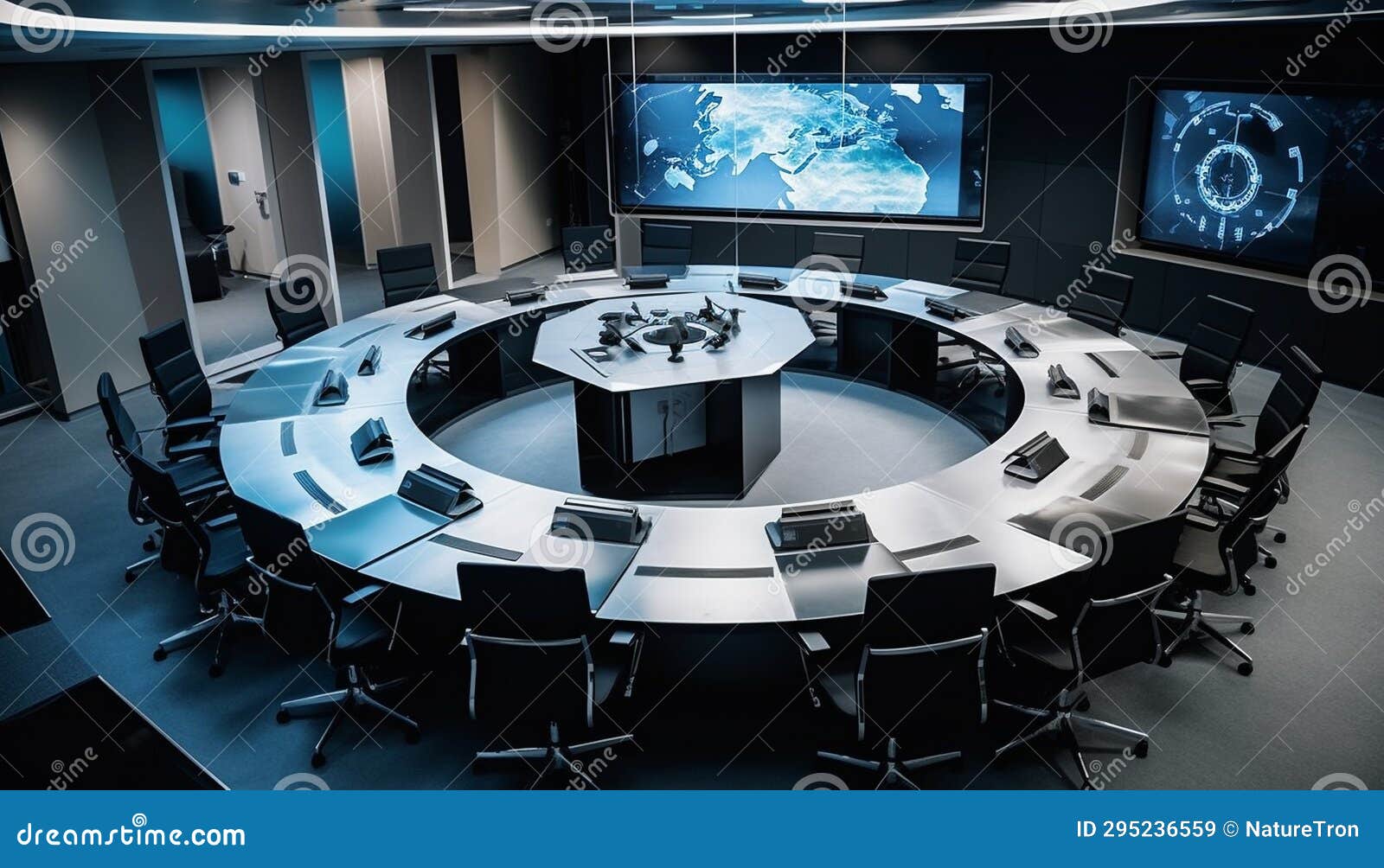 3d Render of a Computer Room Concept Generative AI Stock Illustration ...